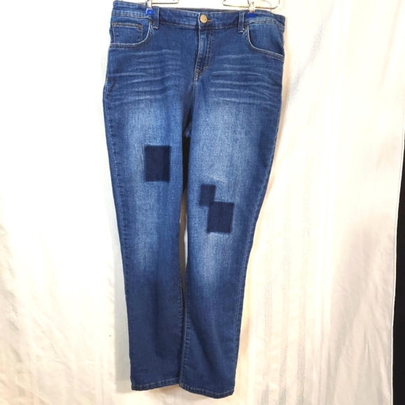 Style & Co. | Jeans | Style Co Denim Slim Leg Jeans With Square Design ...